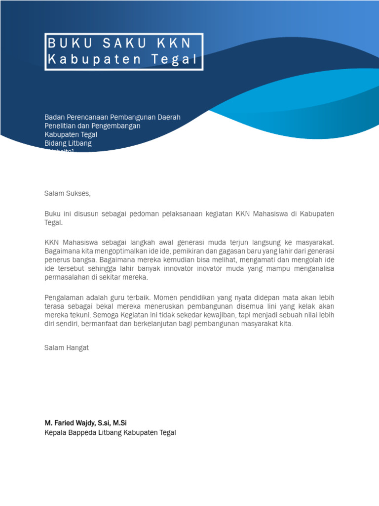 Buku Saku KKN 2024 | PDF
