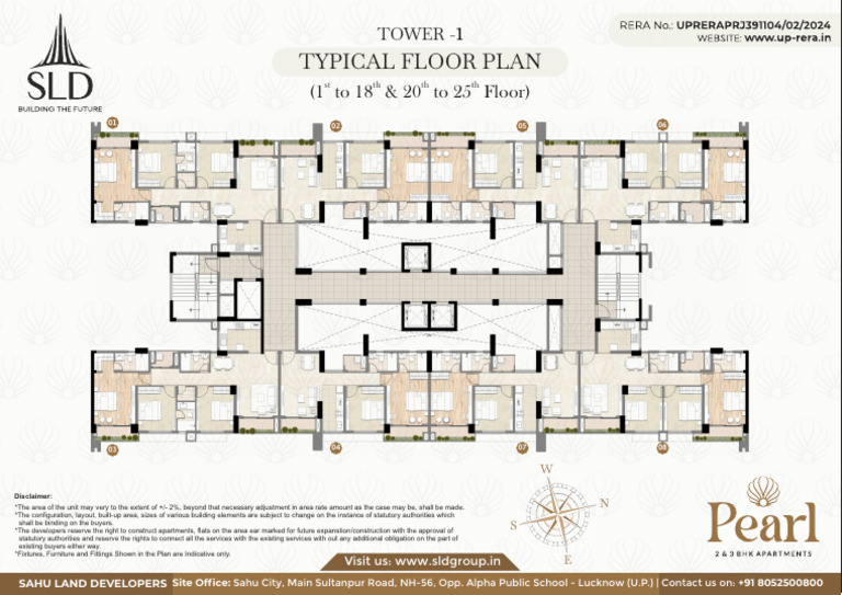 Floor Plan Design for Tower 1 | PDF