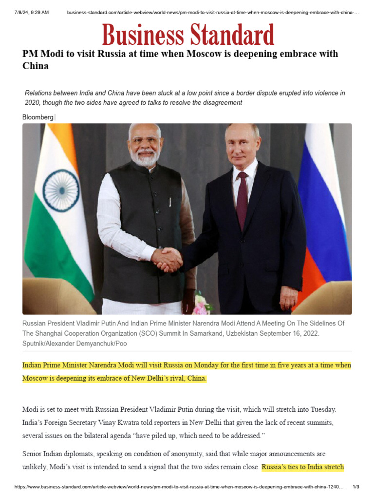 newspaper | PDF | World Politics | Vladimir Putin