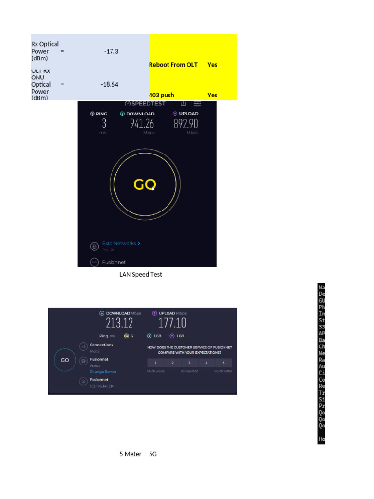 Riasecom_ONT Speed Test | PDF