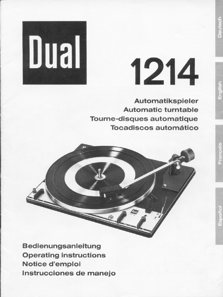 Dual 1214 FR | PDF