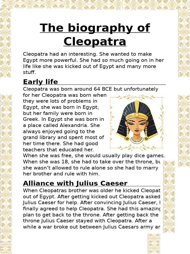 Iniya Cleopatra | PDF