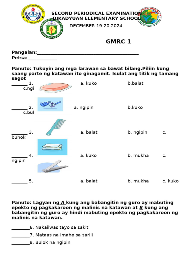 GMRC 1 2nd Quarter | PDF