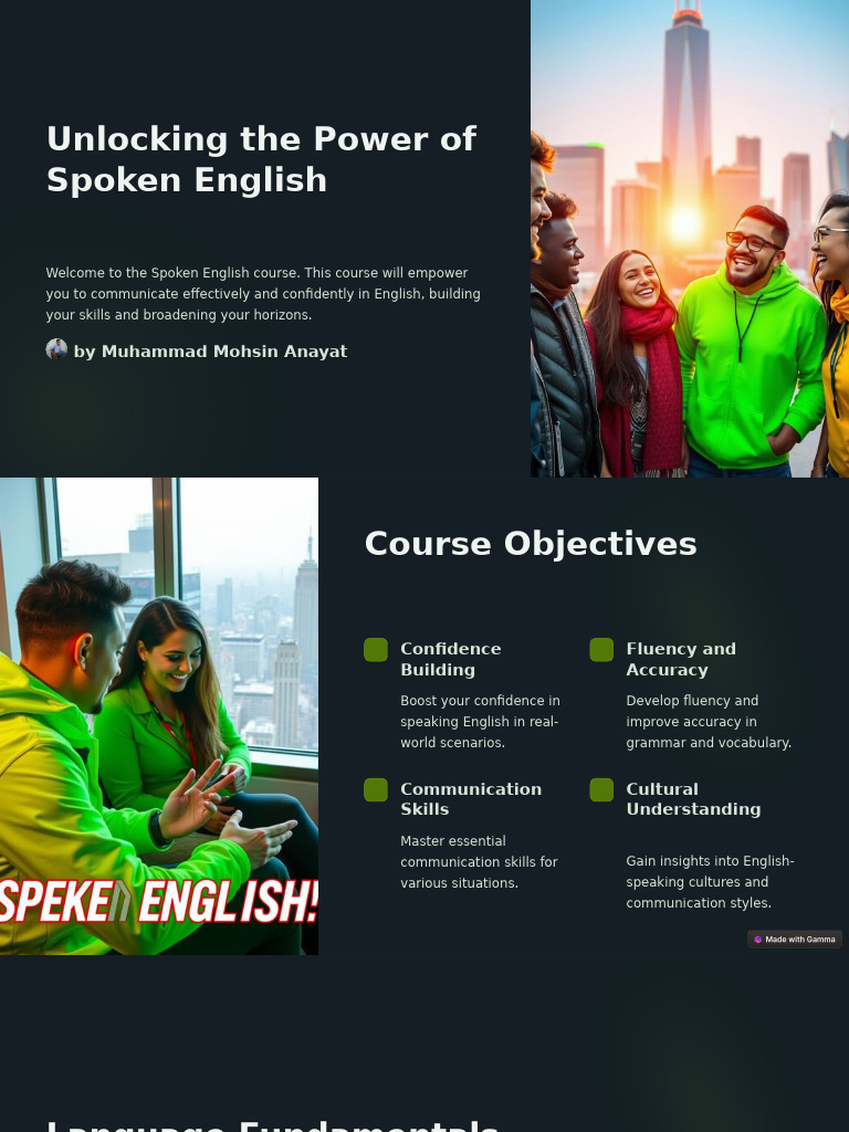 Unlocking The Power of Spoken English | PDF | English Language | Word