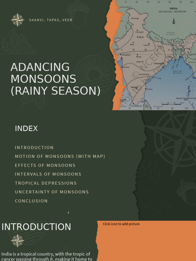Understanding India's Monsoon Patterns | PDF | Monsoon | Rain