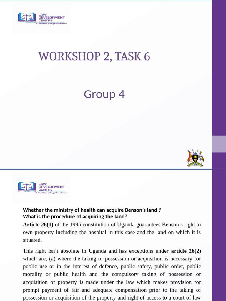 GROUP_4_TASK_G | PDF | Eminent Domain | Justice