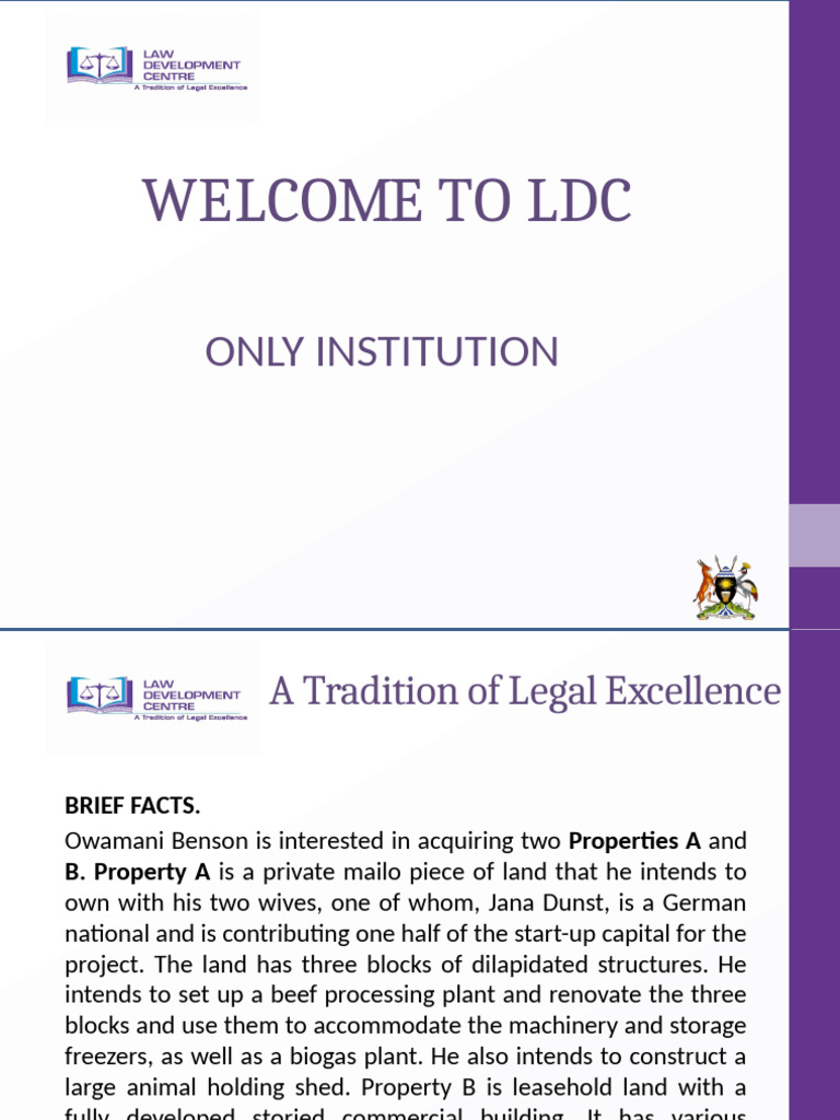 Group 1 Land Transactions | PDF | Leasehold Estate | Landlord