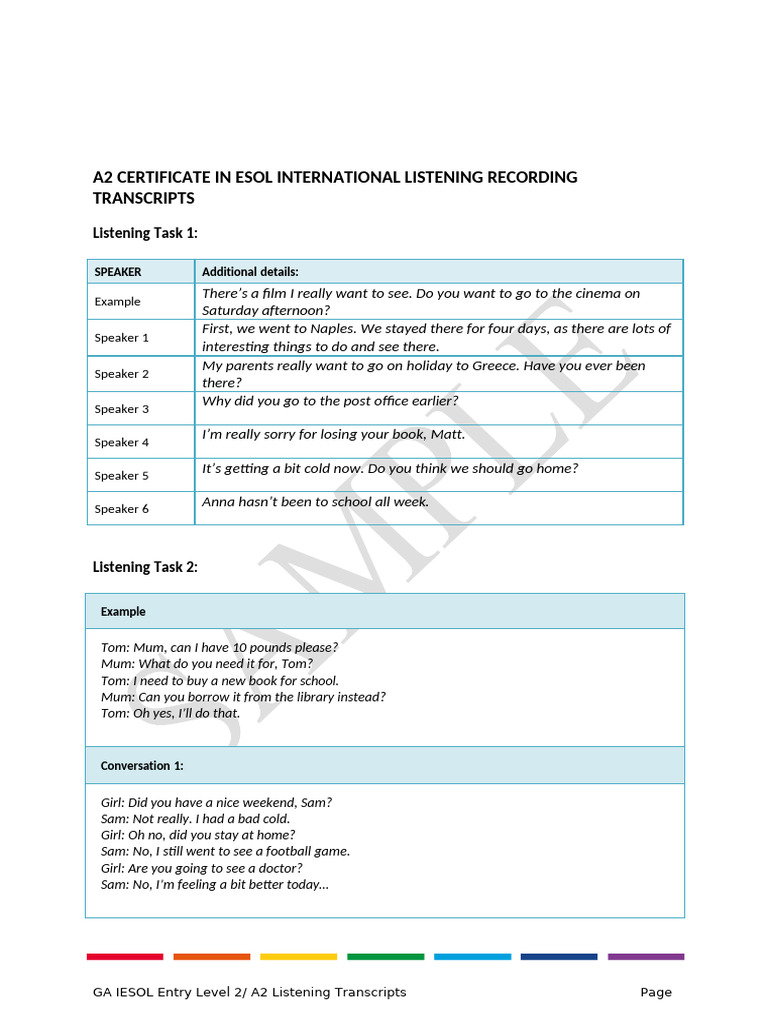 454599626-GA-IESOL-E2-A2-Listening-Task-Transcripts-HIPPO-Sample-pdf | PDF
