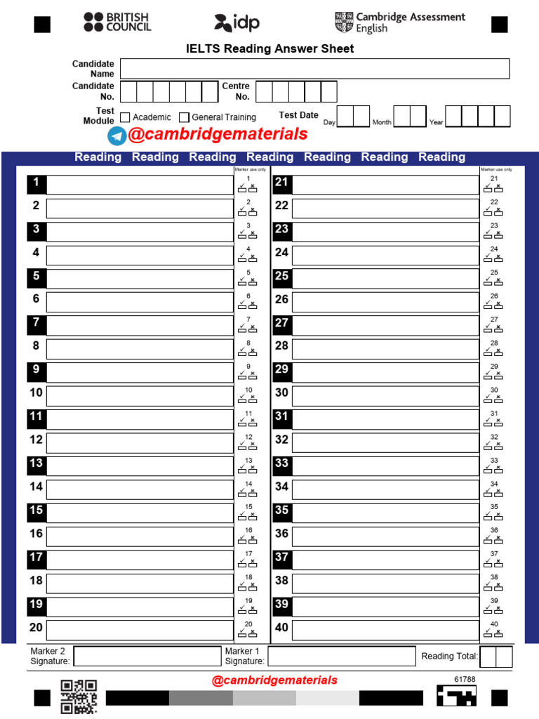 Official_IELTS_Reading_Answer_sheet_@cambridgematerials | PDF ...