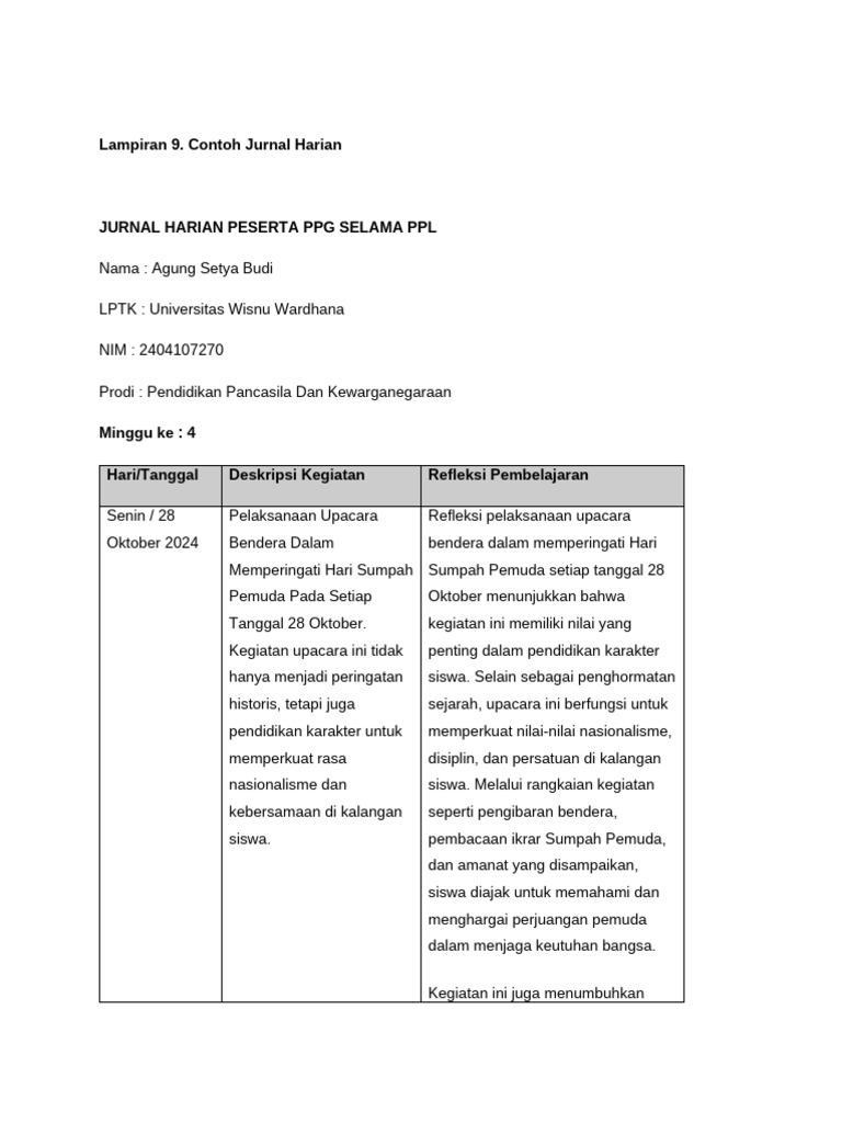 Laporan Minggu Ke - 4 | PDF