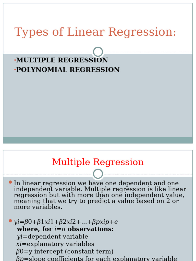 Polynomial Regression | PDF