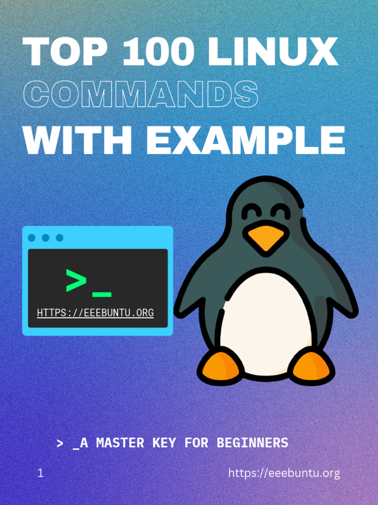 Top 100 Linux Commands PDF | PDF | Computer File | Zip (File Format)