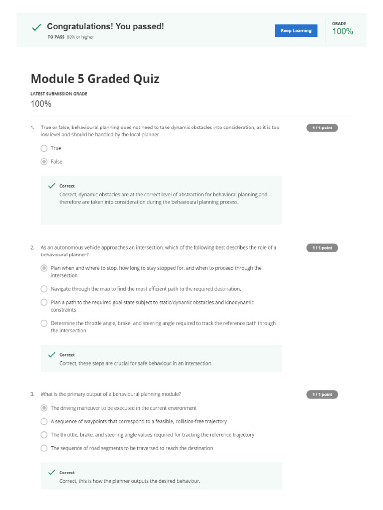 Module 5 Graded Quiz | PDF