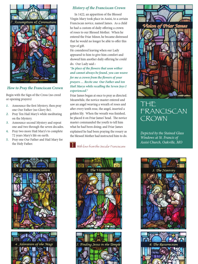 Franciscan Crown Rosary Pdf Christian Worship And Liturgy Prayer