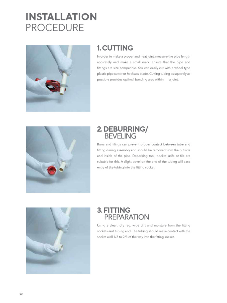cpvc pipe installation | PDF