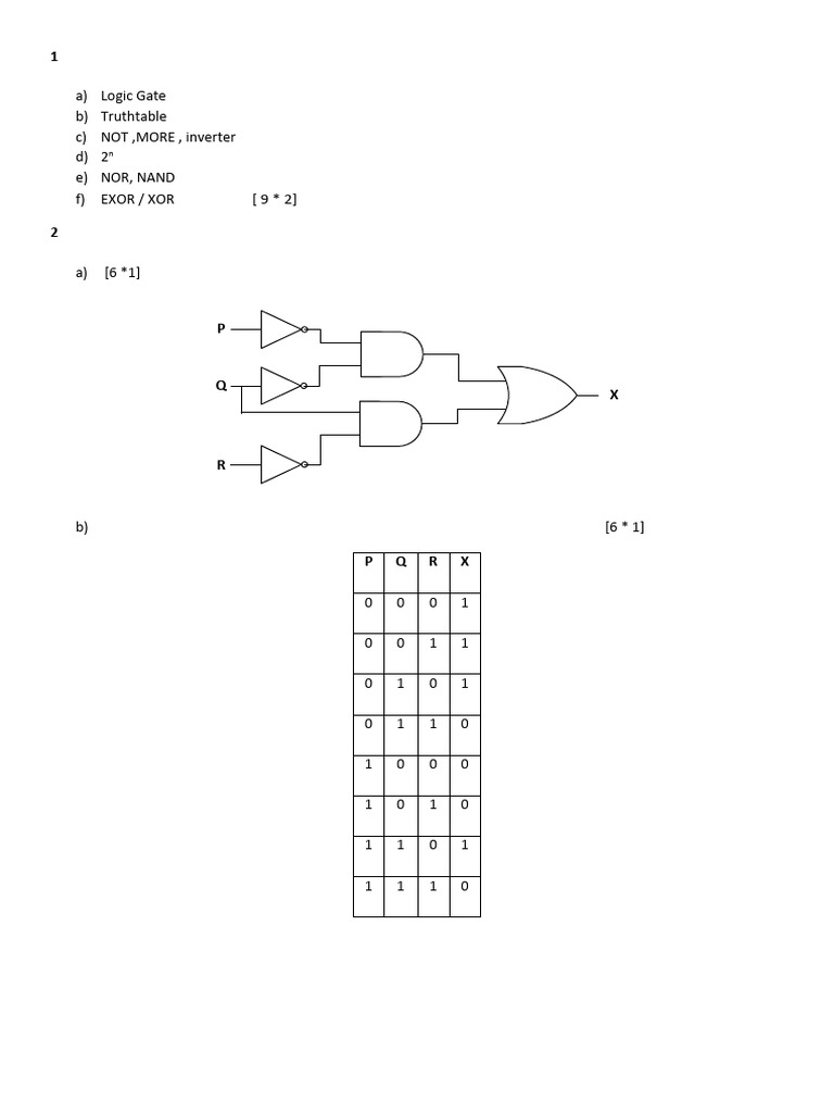 Logic Gate | PDF