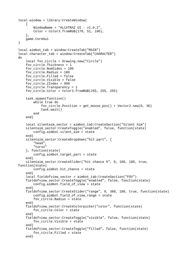 Load Window - Lua | PDF