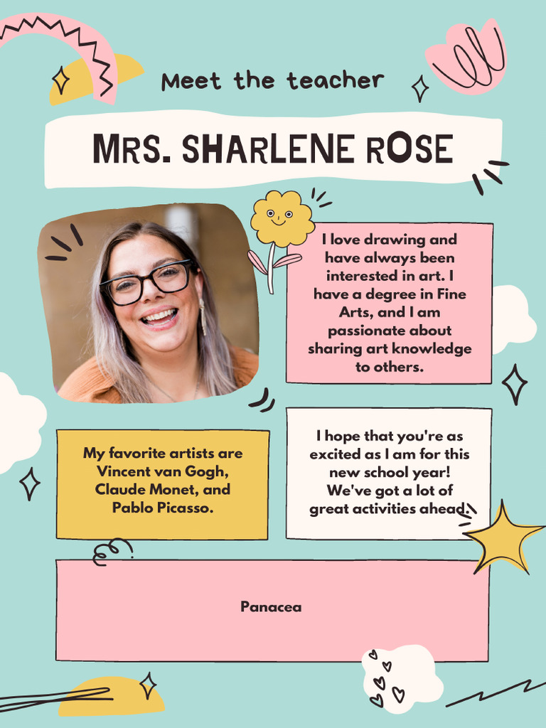 Hand Drawn Back To School Meet The Teacher | PDF