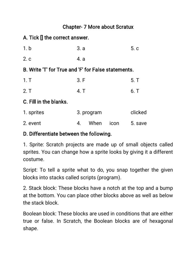 Scratux Learning Guide | PDF