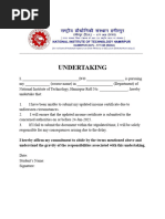 LETTER OF UNDERTAKING Template | PDF