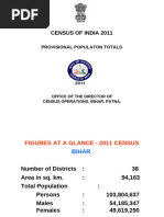 Bihar Population 2025 | PDF | South Asia