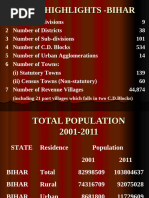 Bihar Population 2025 | PDF | South Asia