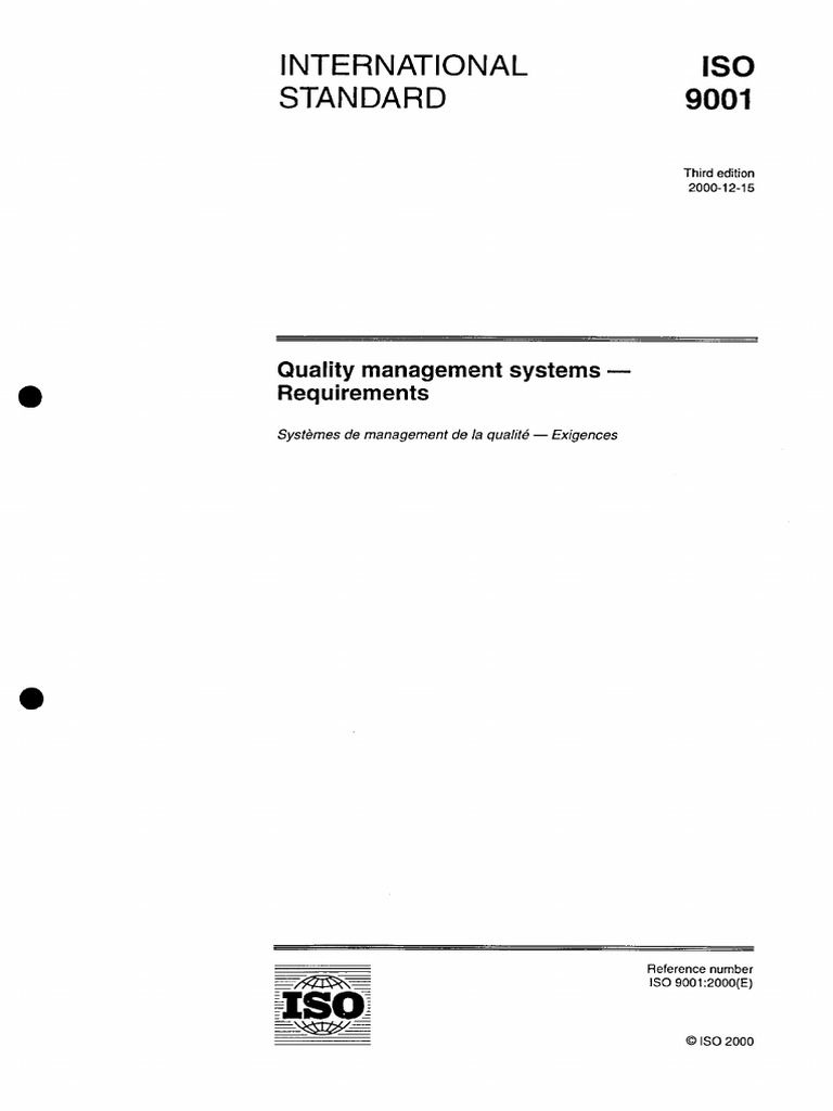 Iso 9001 | PDF
