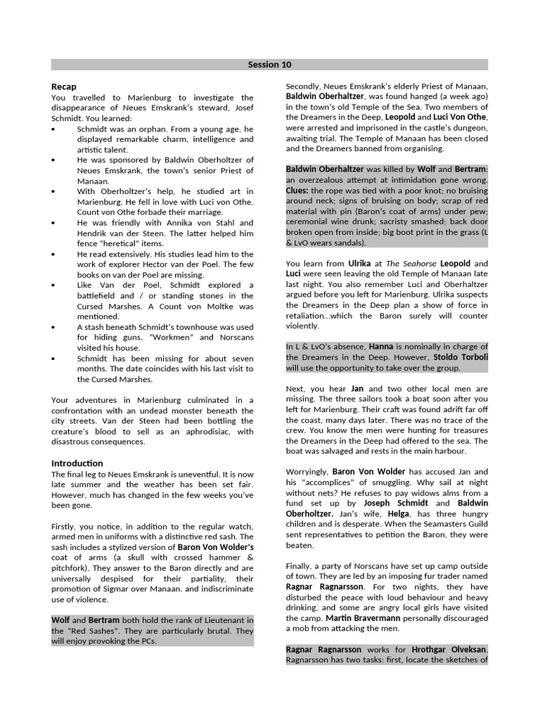 Session 10 | PDF