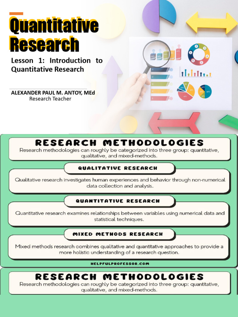 Quantitative-Research-Lesson-1 | PDF | Quantitative Research | Experiment