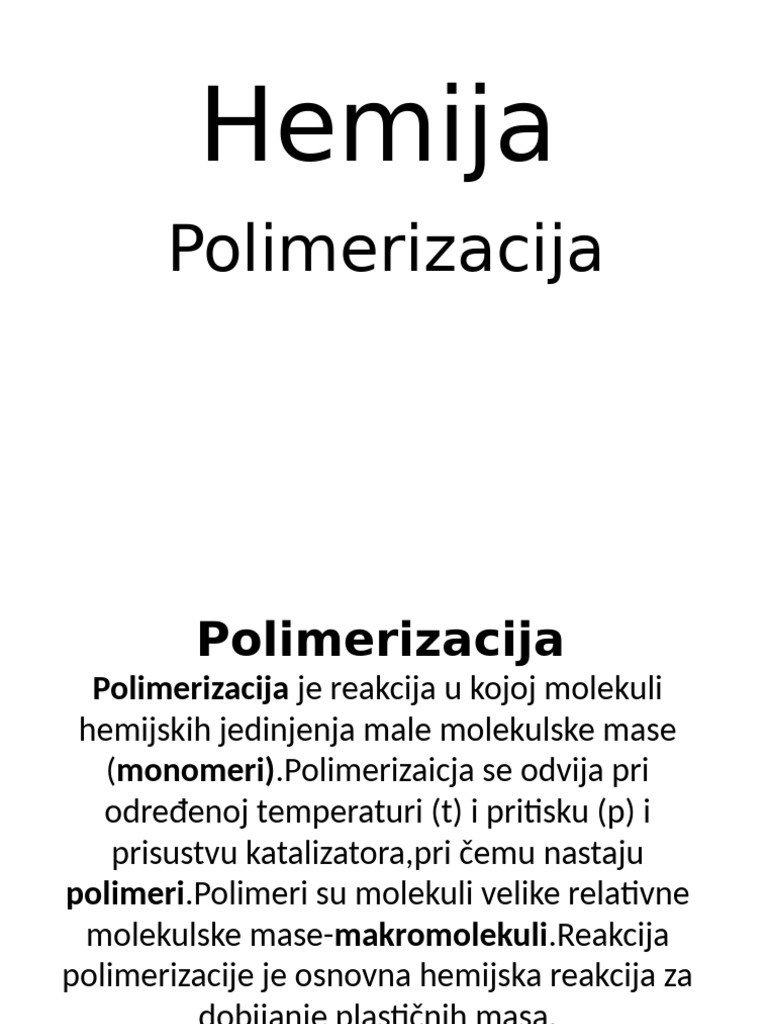 Polimeri | PDF
