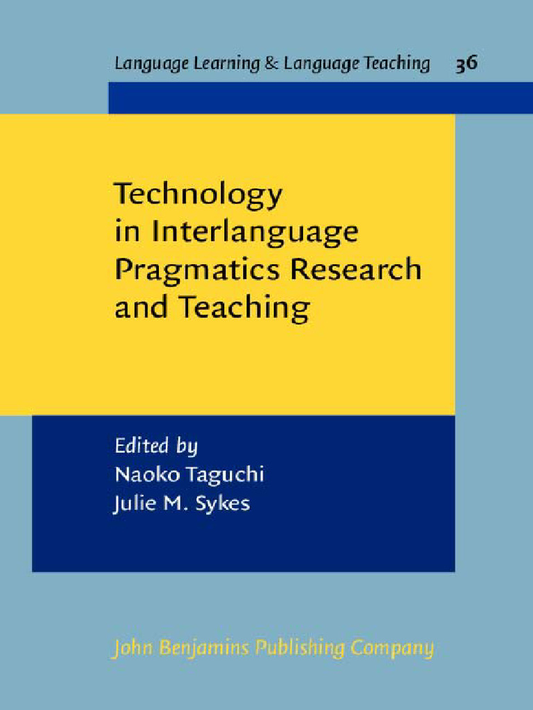 Technology in Interlanguage Pragmatics Res | PDF | Fluency | Second ...