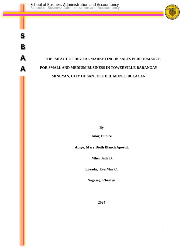 SBAA Bplan Template 1 - FINAL - 3 | PDF | Digital Marketing | Marketing