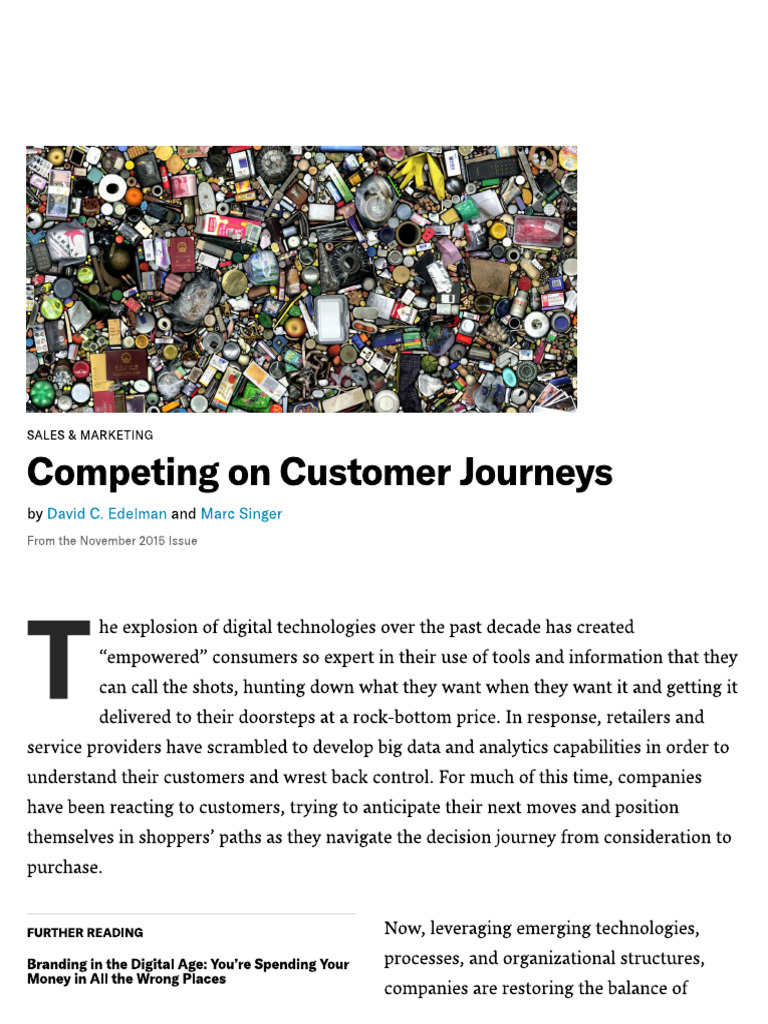 The New Consumer Decision Journey | PDF