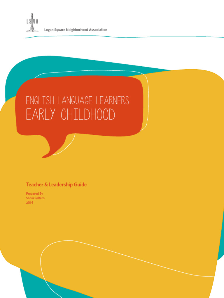 Early Childhood ELL Teacher Guide | PDF | English As A Second Or ...