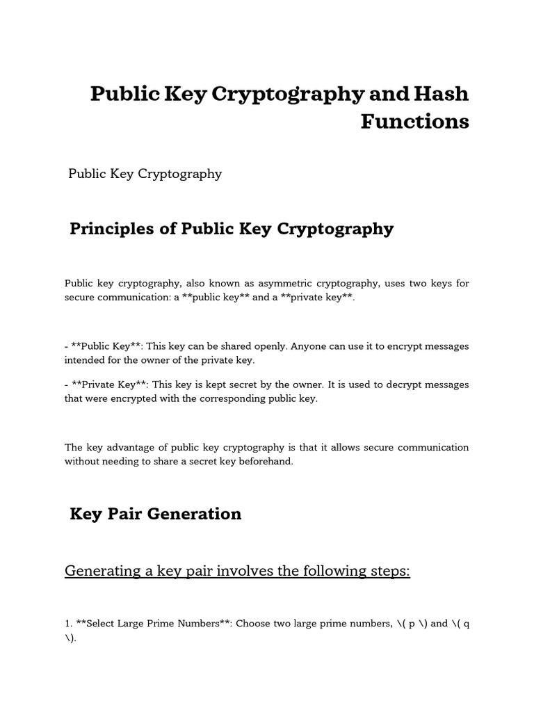 u2-1 | PDF | Public Key Cryptography | Key (Cryptography)