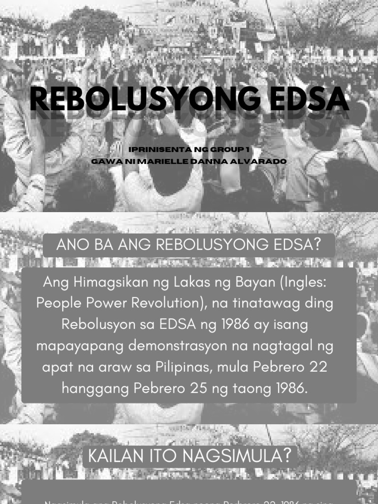 Rebolusyong Edsa | PDF