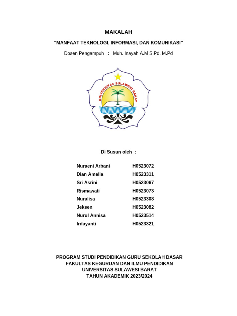 Makalah Dtik | PDF