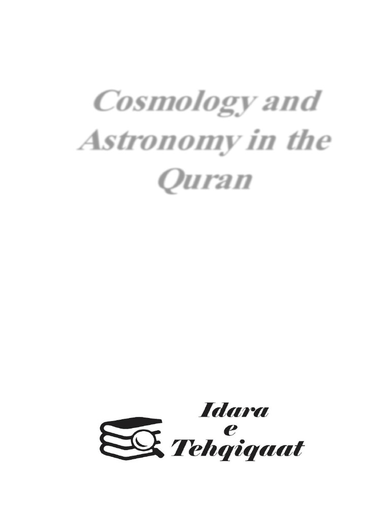 Cosmology and Astronomy in the Quran-1 | PDF | Islam | Quran