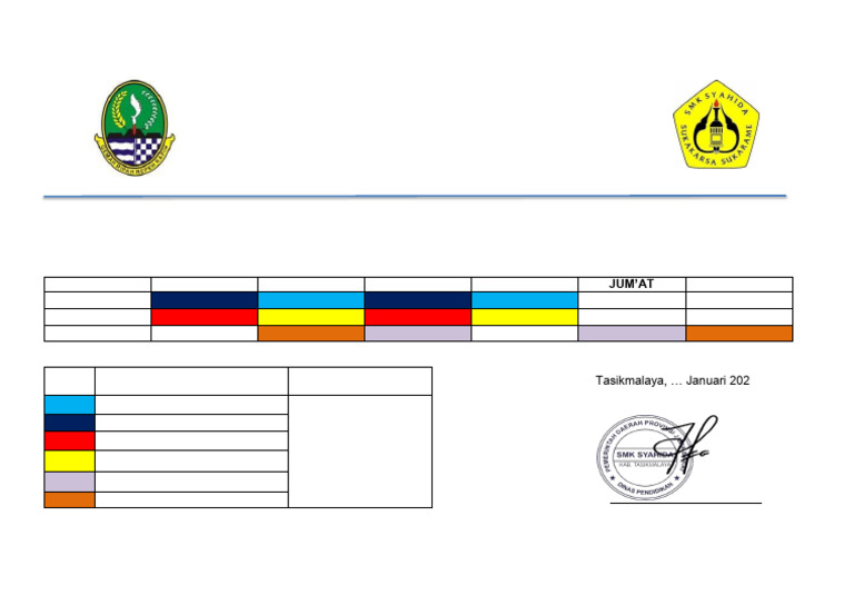 Jadwal Pengayaan Tahun 2024-2025 | PDF