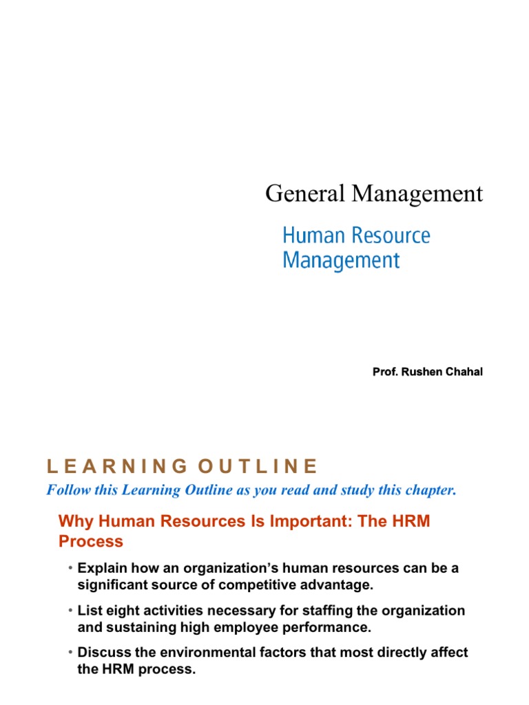 General Management - Human Resource Management | PDF | Recruitment ...
