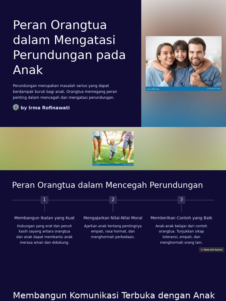 Peran Orangtua Dalam Mengatasi Perundungan Pada Anak | PDF