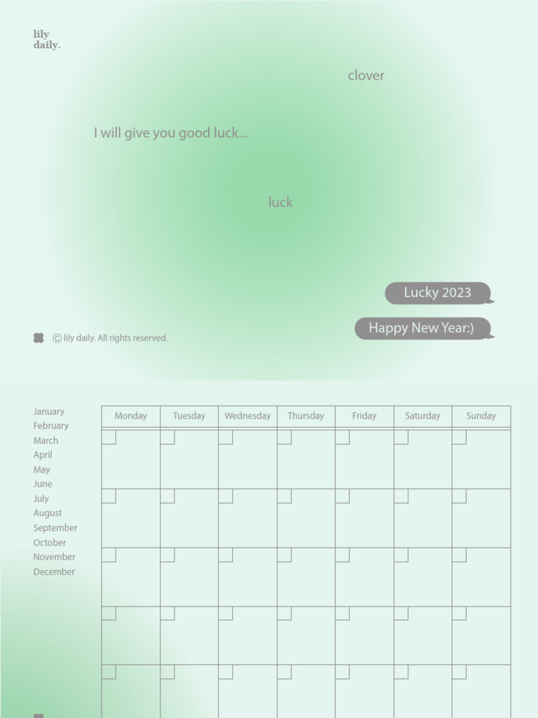 Lucky+2023,+Mint+Ver. | PDF