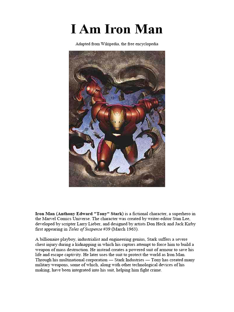 iron man | PDF