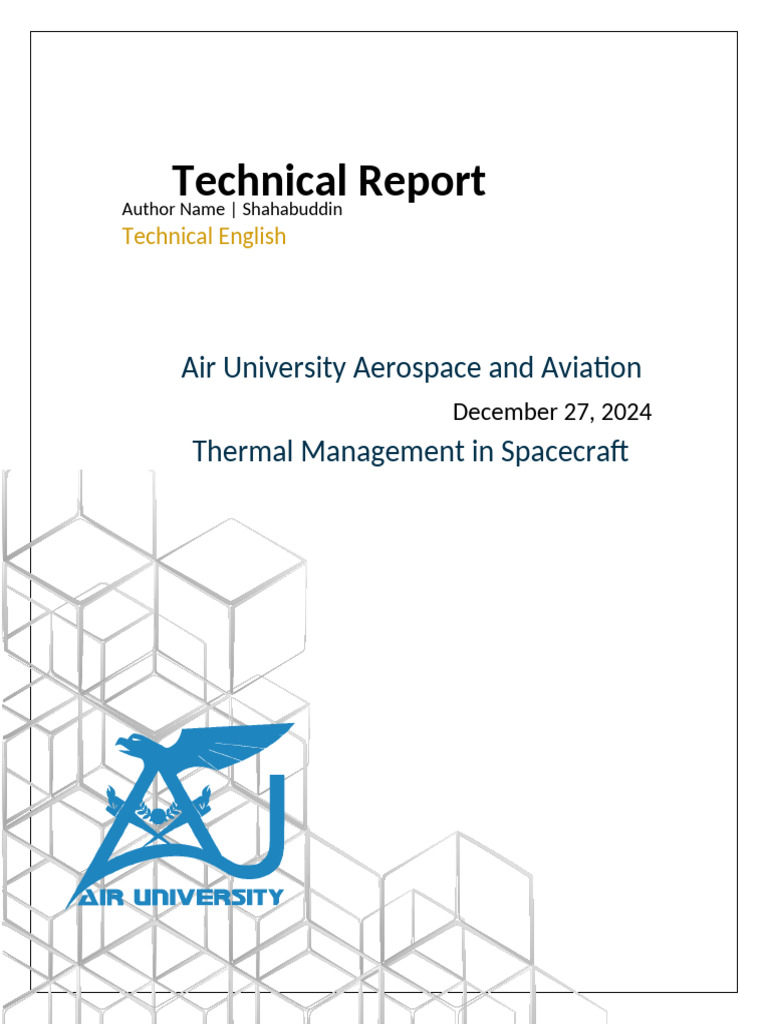 Technical Report Shahabuddin | PDF | Thermal Insulation | Heat Transfer