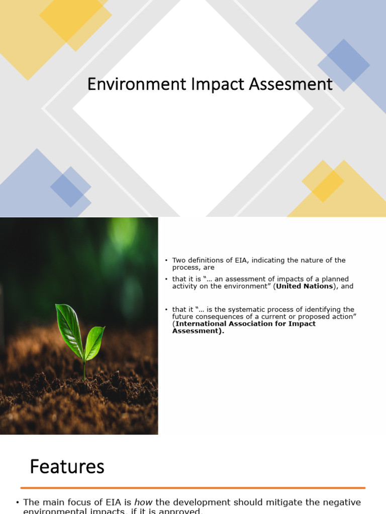 Eia | PDF | Environmental Impact Assessment | Natural Environment
