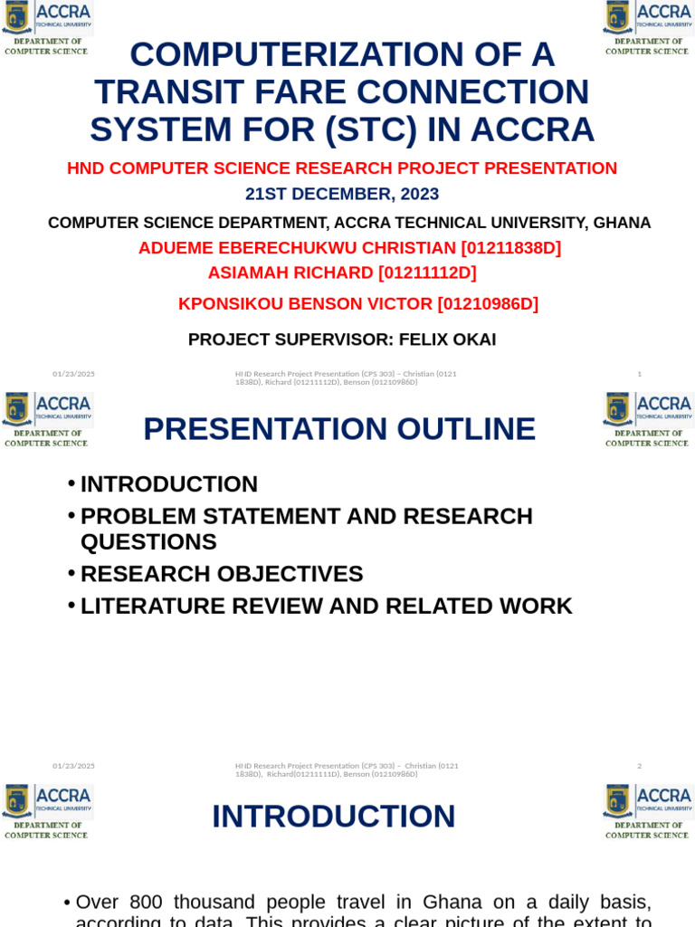 Computerization of A Staff Attendance System Work | PDF | Information ...