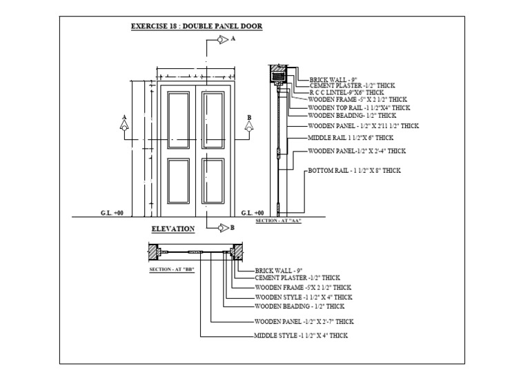 Double panel door-Model | PDF | Queensland Heritage Register | Building ...