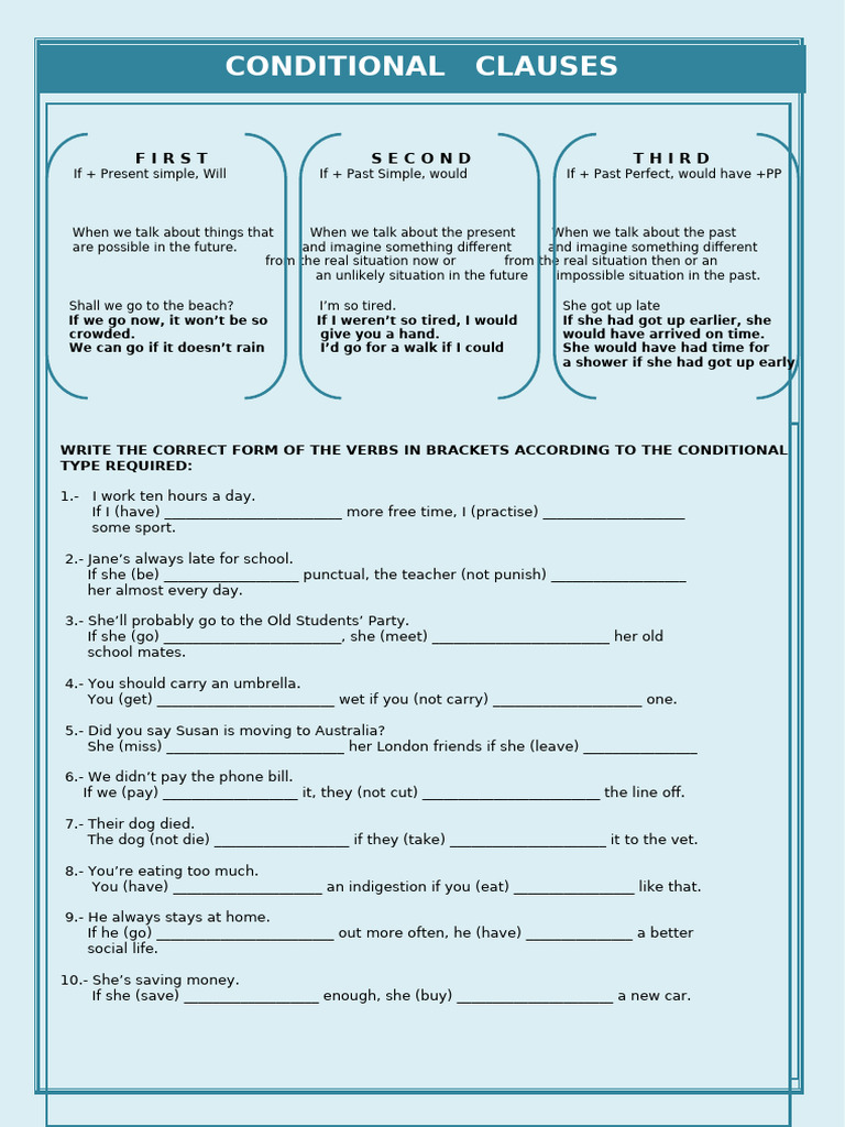 conditionals | PDF | Linguistics | Grammar