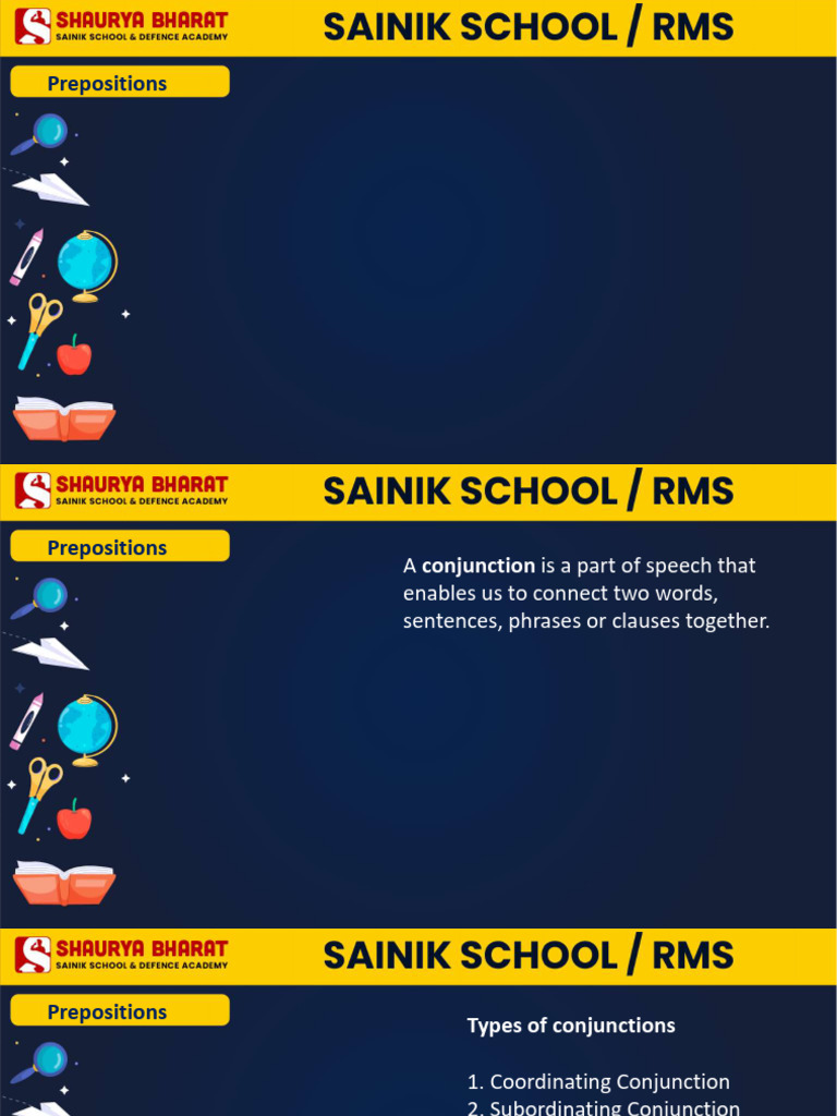 Sainik Crash Conjunctions 19 Dec | PDF | Semantics | Syntactic Relationships