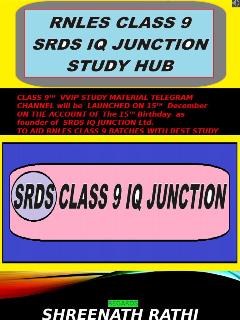 SRDS Class 9 Surprise | PDF
